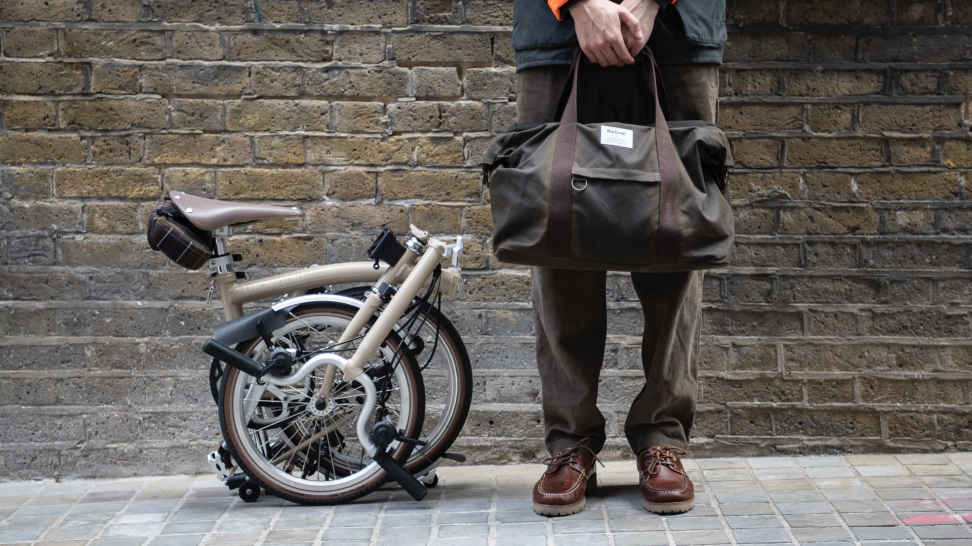 Special Edition saddle C17 Barbour X Brompton