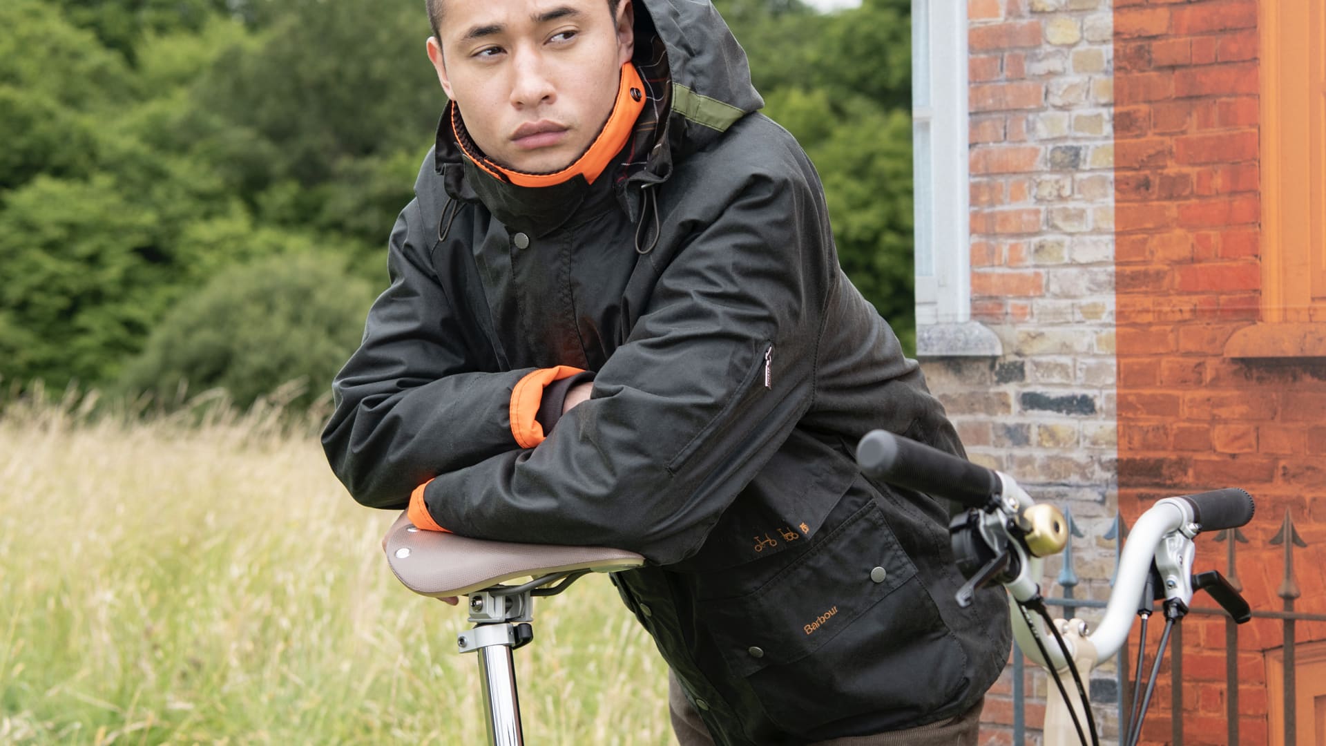 Special Edition saddle C17 Barbour X Brompton